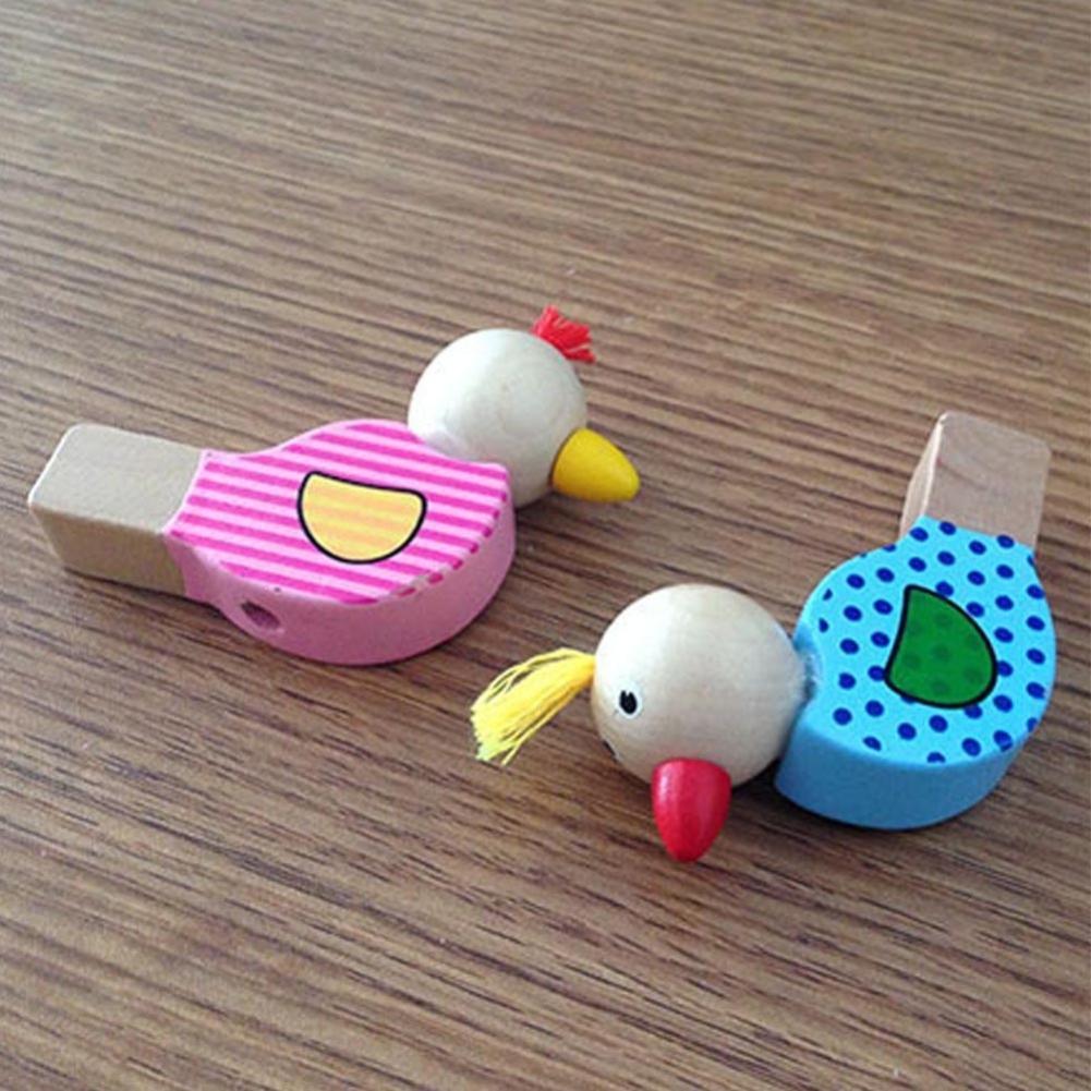 Funny Wooden Mini Cartoon Bird Whistle Toy Kids Ch... – Grandado