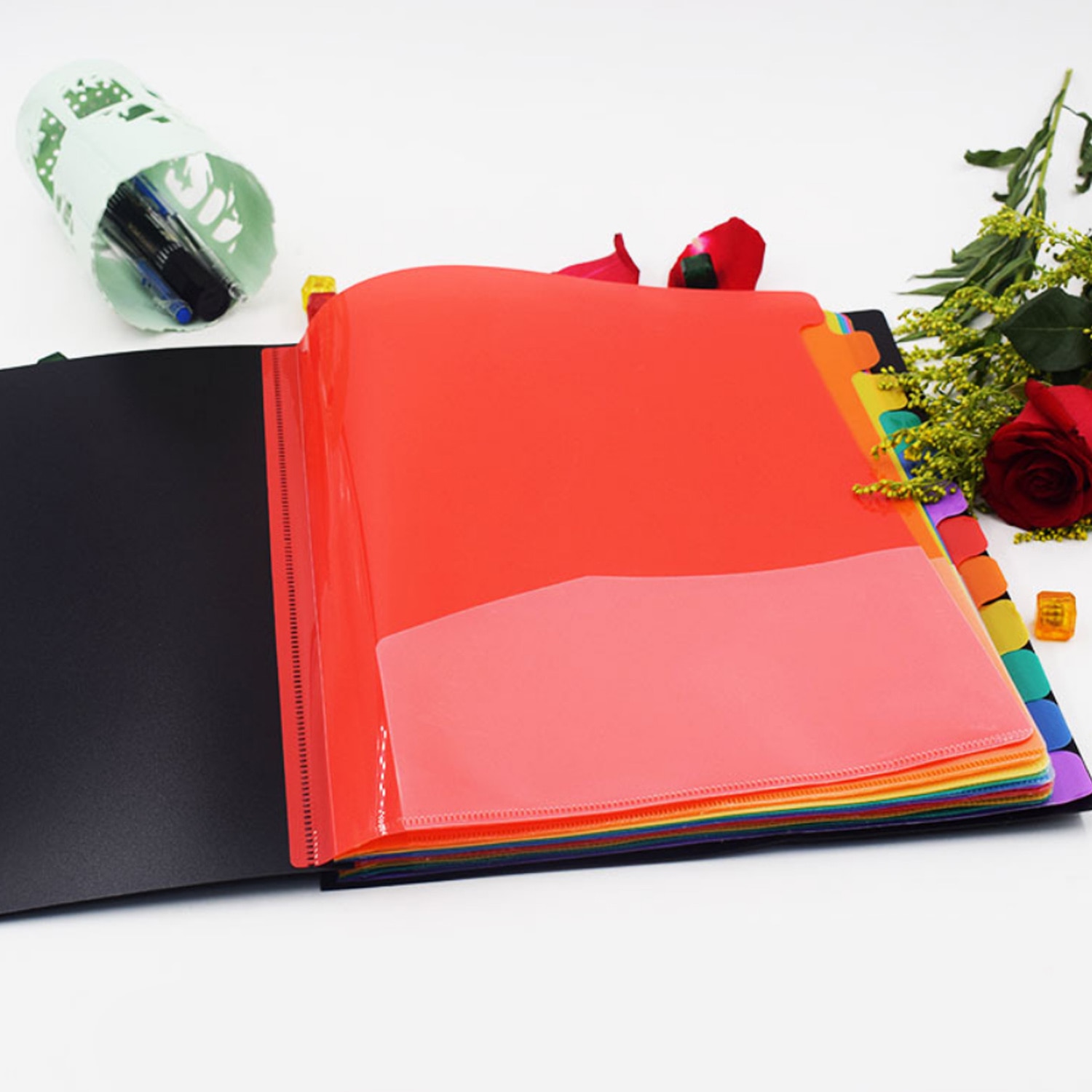 12 Pocket Expanding File Folders Document Paper Or... – Grandado