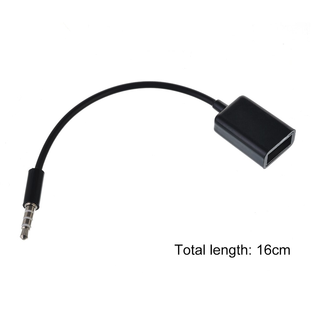 Universal car 16cm usb female to 3.5mm male audio... – Grandado