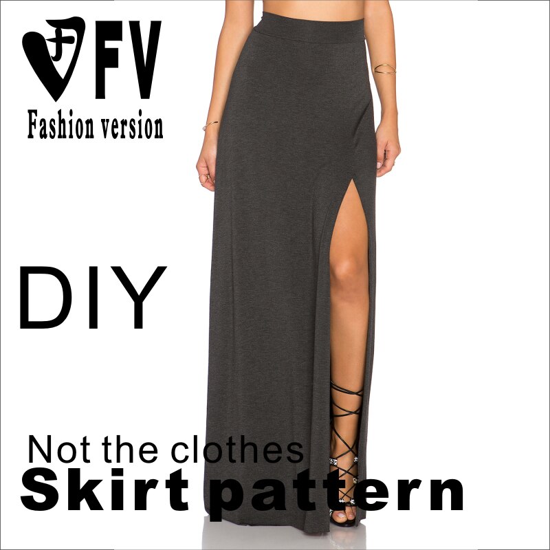 Hoge Elastische Knit Split Lange Rok Kledingstuk P... – Vicedeal