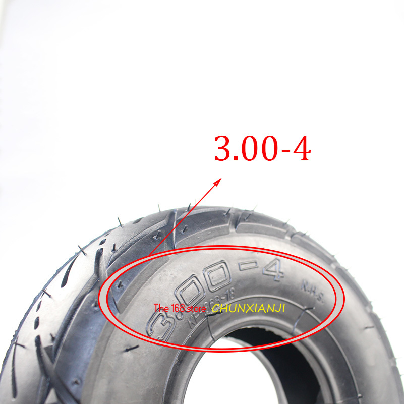 Tyre 3.00-4 Inner Tube Out Tire for Knobby Scooter... – Grandado