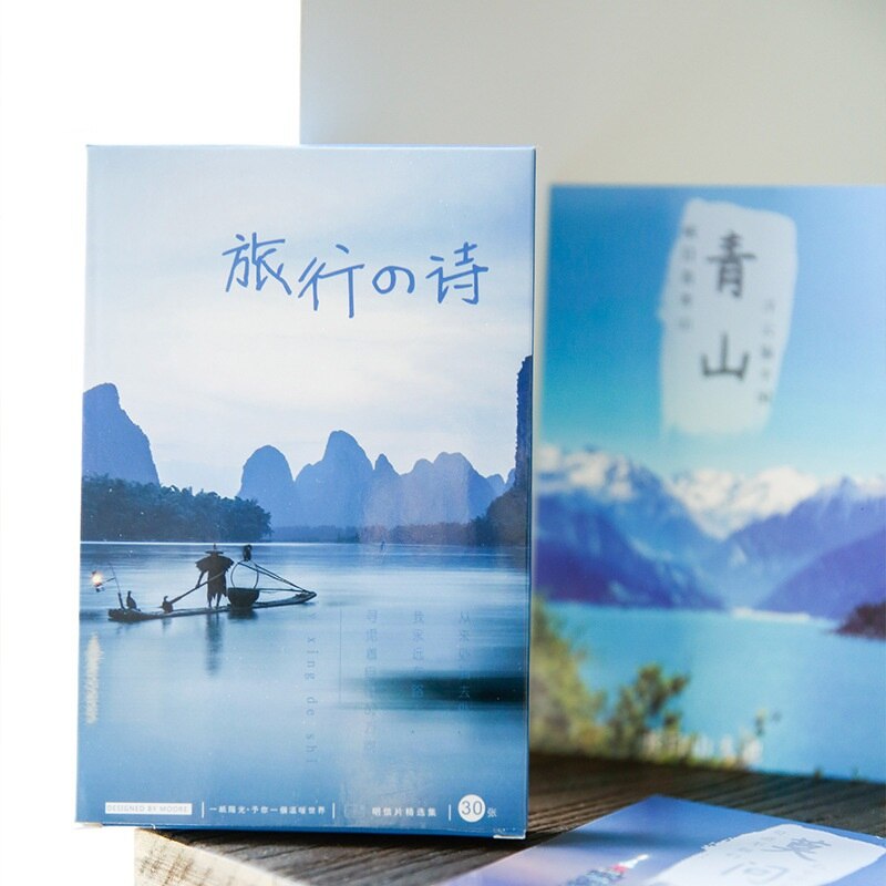 30 Sheets/Set Reizen Poëzie Postcard Wenskaart Kaa... – Grandado