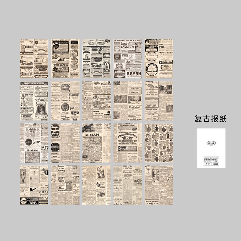 80 Sheets Vintage INS Scrapbooking material paper ... – Vicedeal