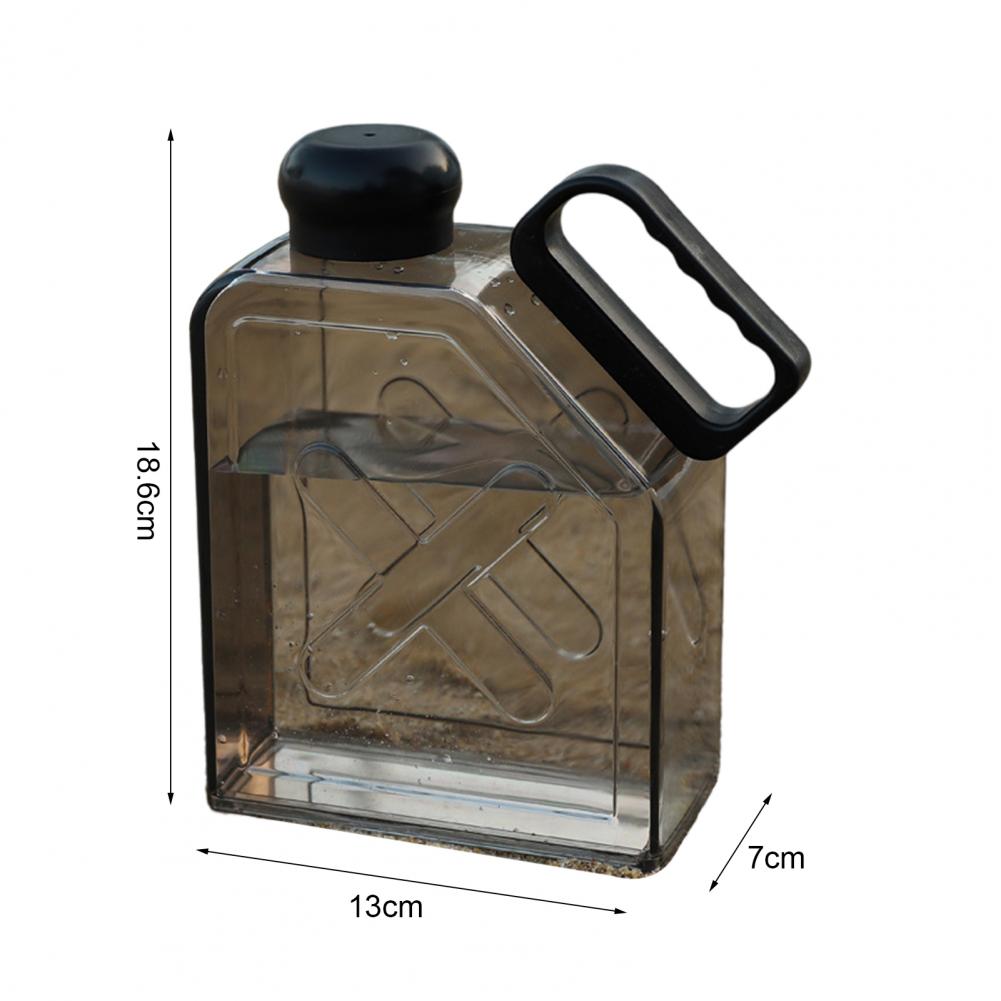 1L Water Bottle Functional Plastic Anti-crack Squa... – Grandado