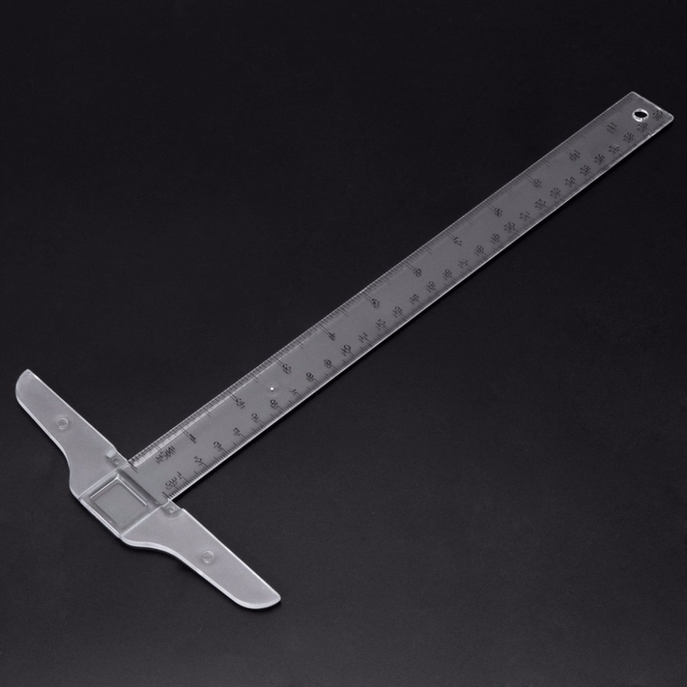 30cm/12" Plastic T-Square Metric Ruler cm/inch Dou... – Grandado