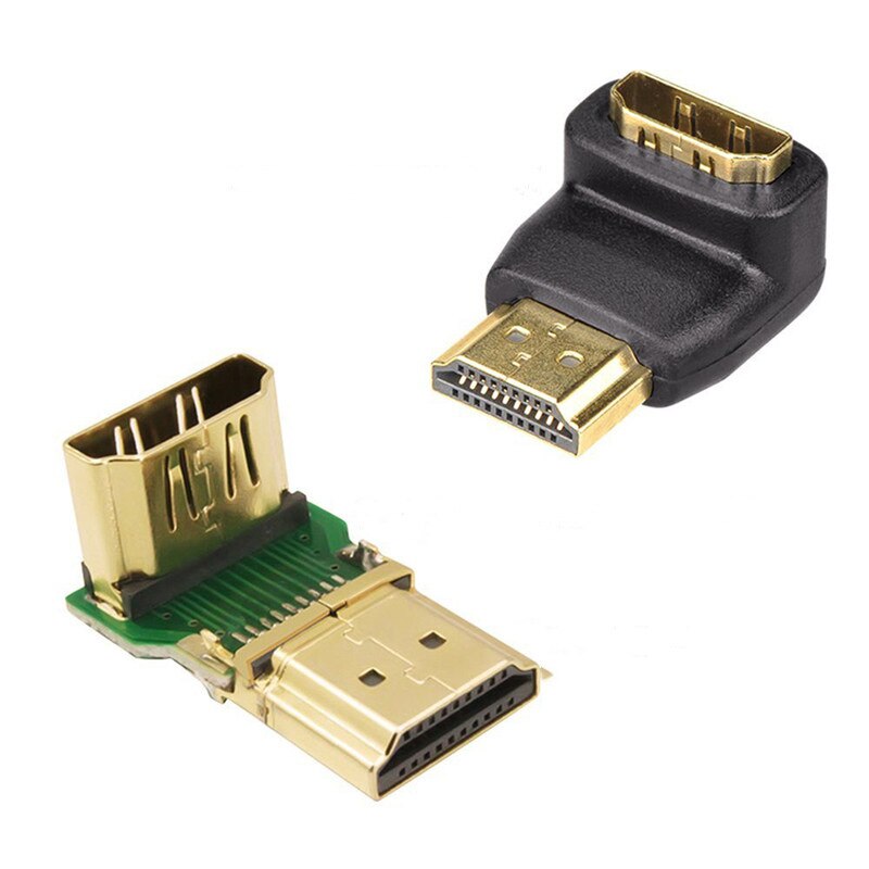 Hdmi adapter 270 90 graders ret vinkel mand til kv... – Grandado
