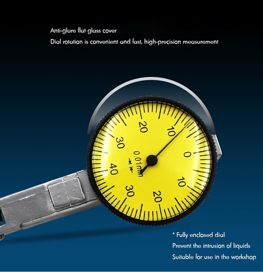 0-0.8mm Test Dial Indicator High Precision 0-40-0 ... – Grandado