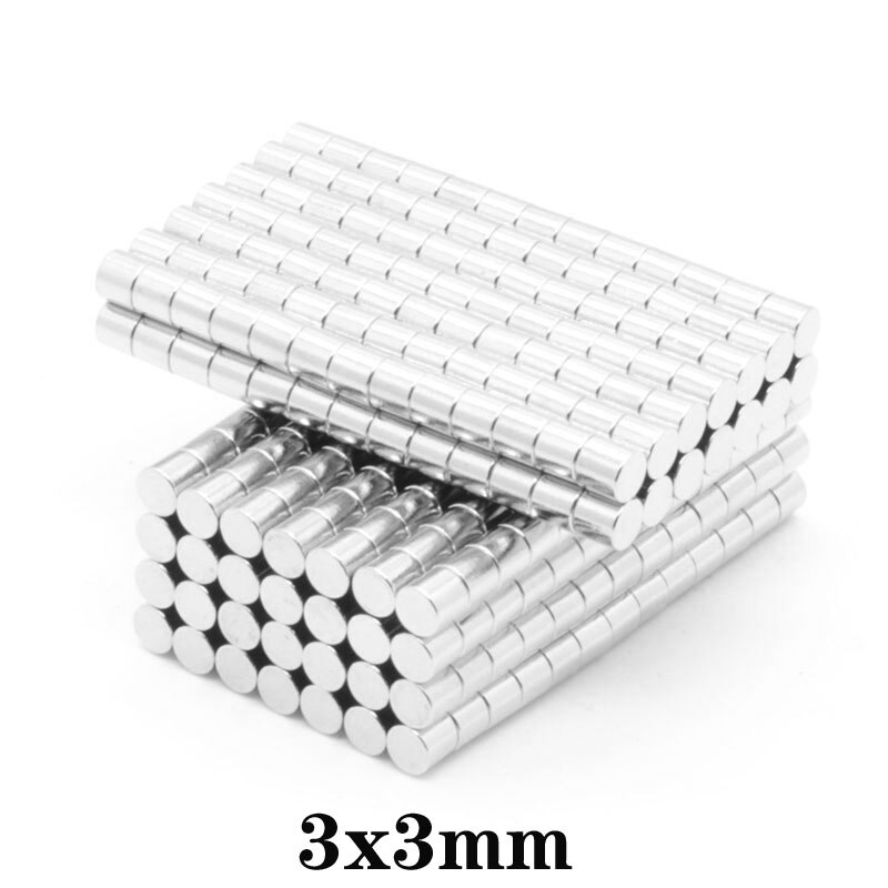 50 ~ 3000 st 3 x 3 mm sök mindre skivmagnet 3 mmx ... – Vicedeal