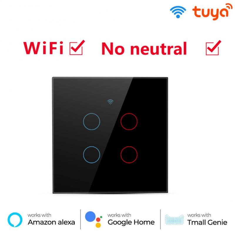 No Neutral Wire Required Tuya Wifi Smart Touch Swi... – Vicedeal