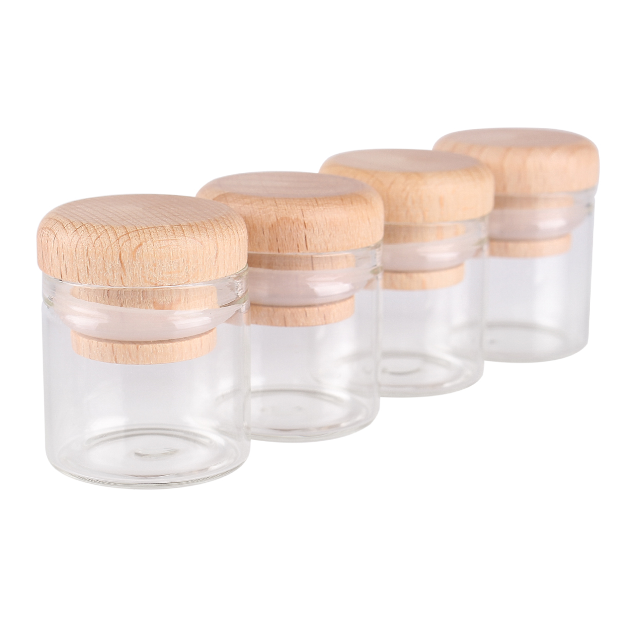 5pcs Dia 30mm 10-50ml Glass Bottles Glass Jars wit... – Grandado
