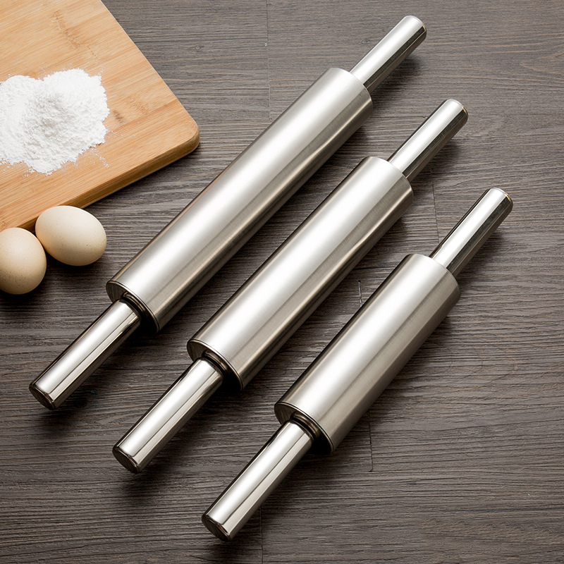 Stainless Steel Rolling Pin Non-stick Pastry Dough... – Grandado