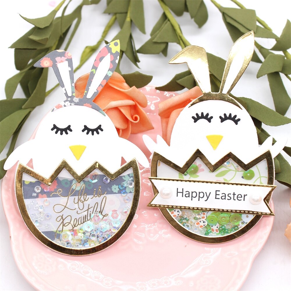 KSCRAFT Easter Egg Shaker Metal Cutting Dies Stenc... – Vicedeal