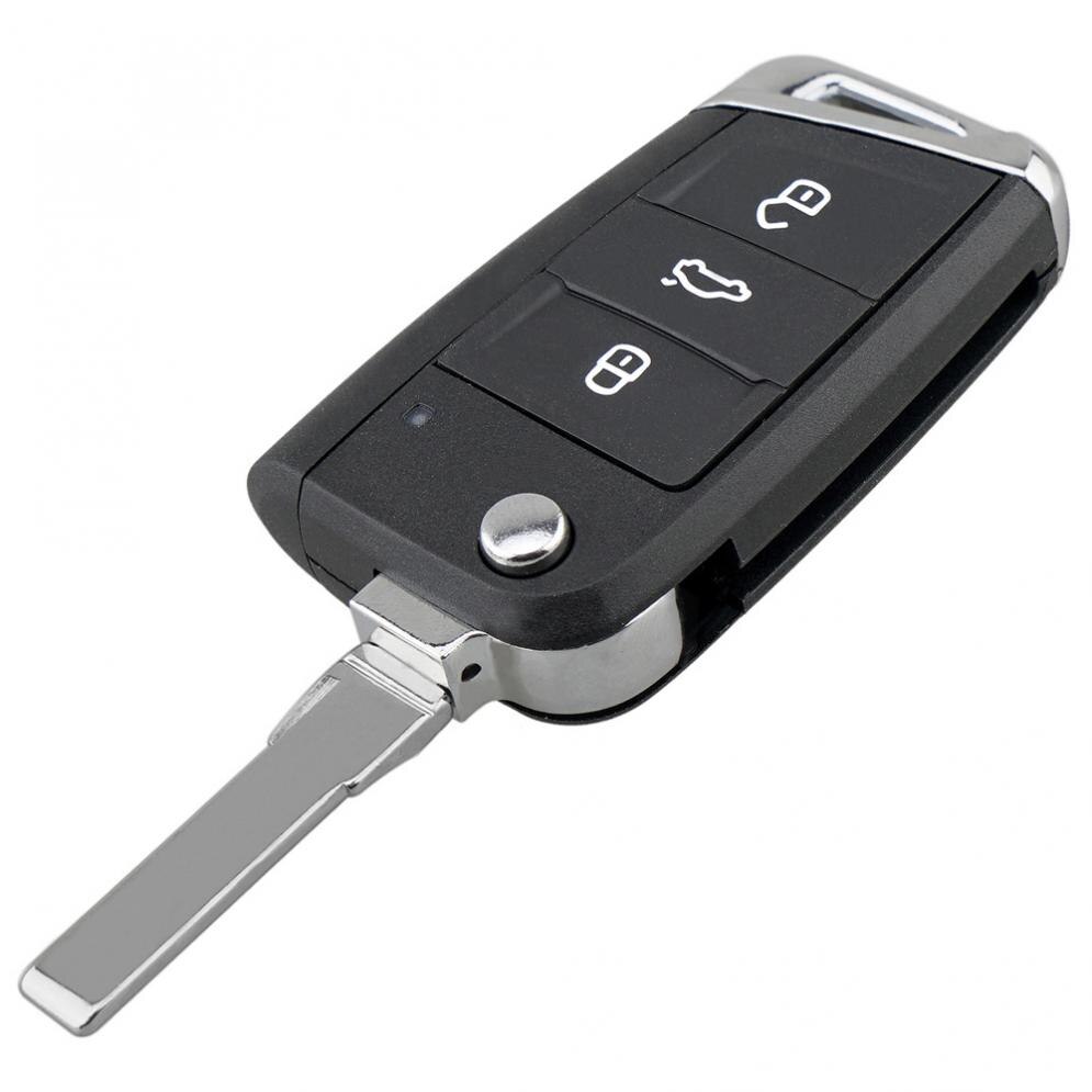 3 Button Car Styling Flip Folding Key Fob Smart Au... – Grandado