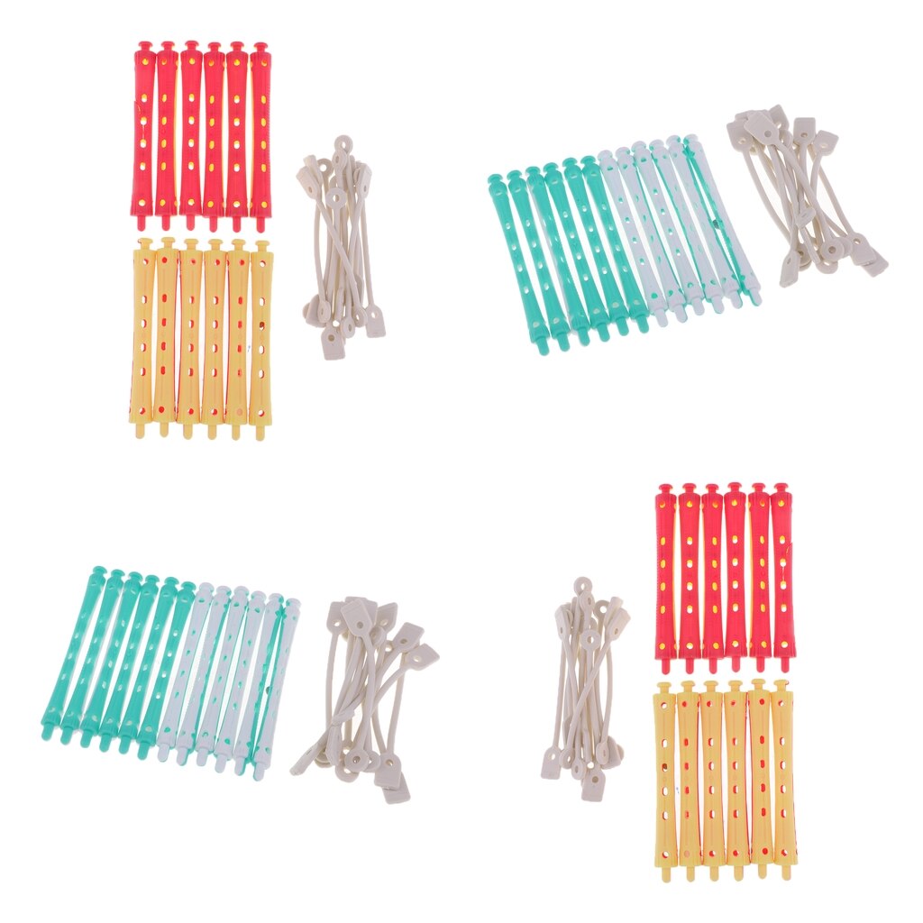 48Pcs Perming Rods Rollers Perm Curlers For Curlin... – Vicedeal