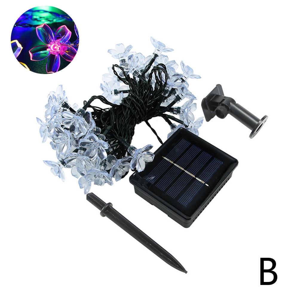Peach Blossom Solar Led String Light RGB Warm Whit... – Vicedeal