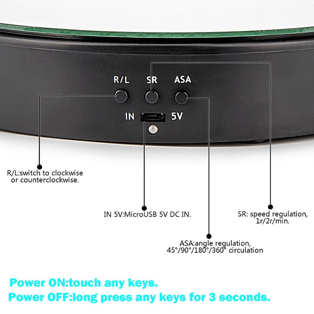 360 Degree Electric Rotating Mirror Jewelry Displa... – Grandado