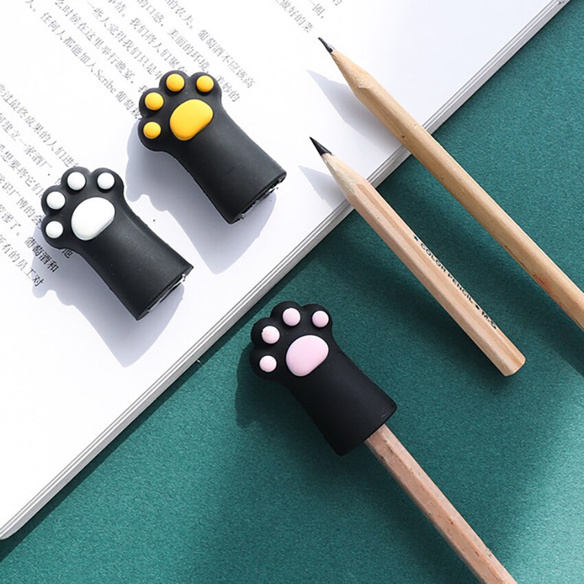 1pcs Cat Claw Shape Plastic Pencil Sharpener Safet... – Vicedeal