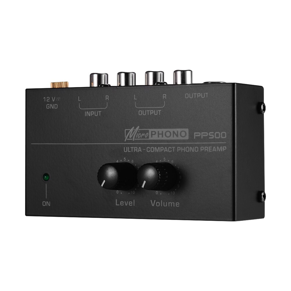 Ultra-compact Phono Preamp Preamplifier with Level... – Grandado