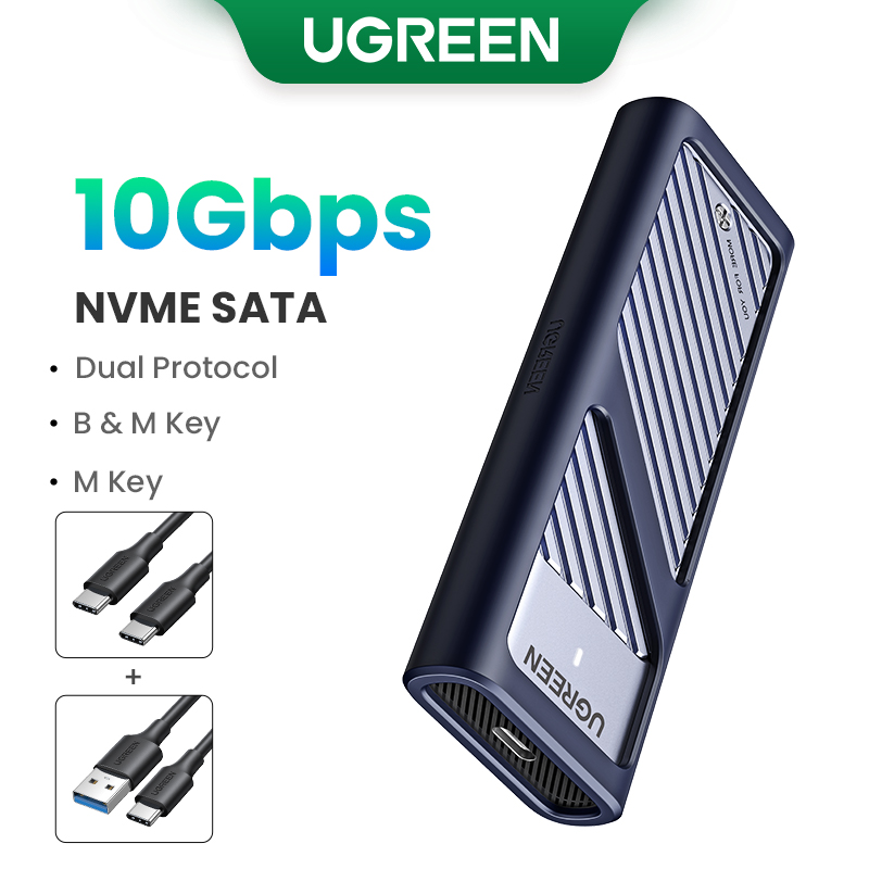 UGREEN M.2 NVMe SSD Enclosure Dual Protocol NVMe S... – Vicedeal