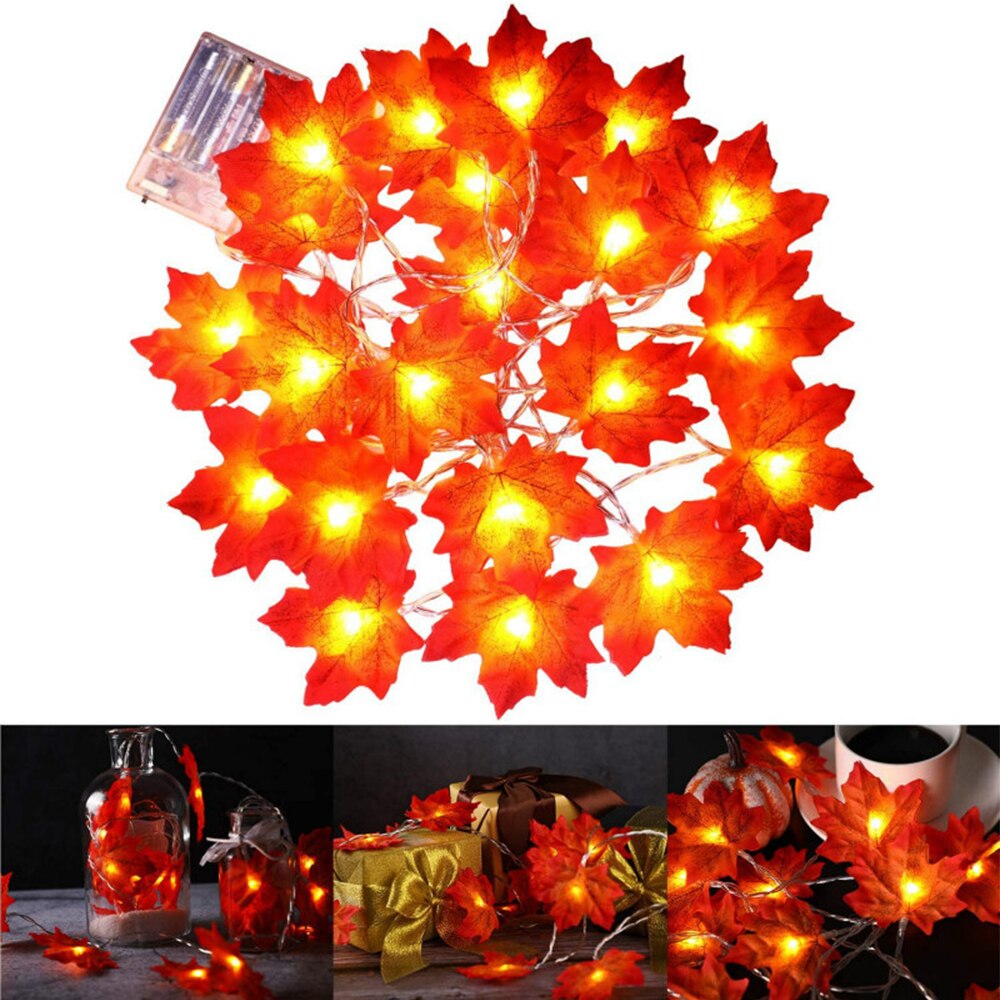Thanksgiving Decorations Garland Led String Lights... – Vicedeal