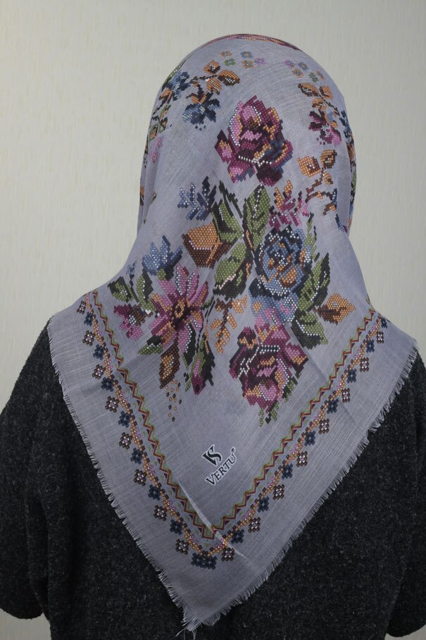 Vertu Gedessineerde Linnen Flamli SCARF-DESEN-31-R... – Vicedeal