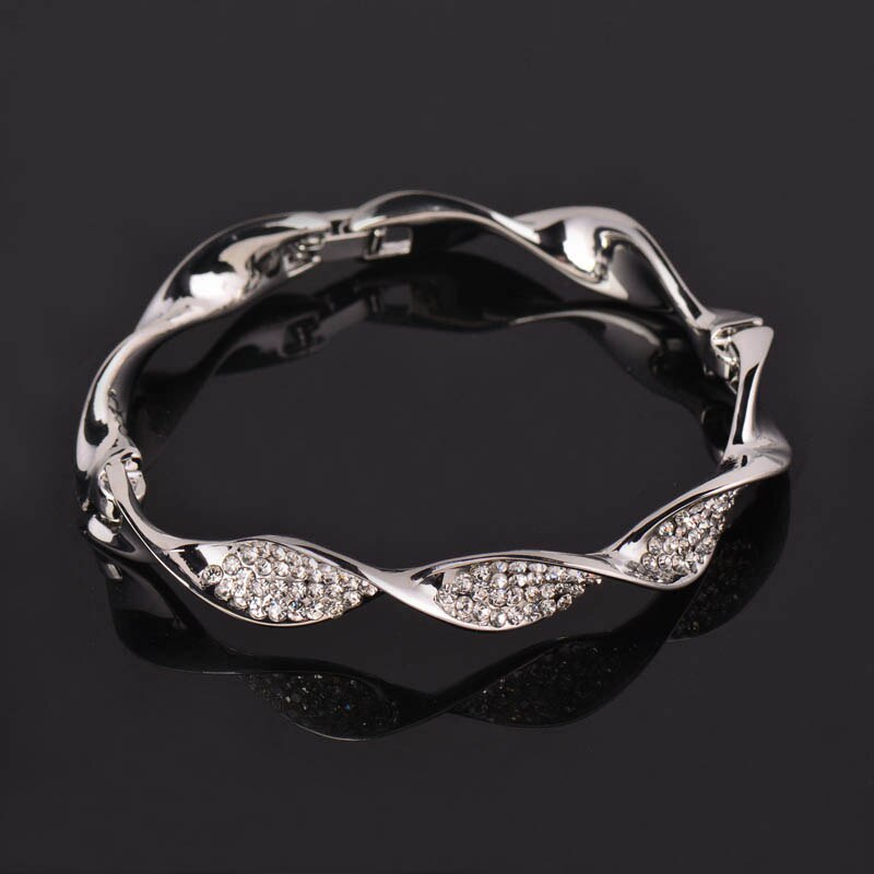 Sinleery Charm Crystal Armbanden Voor Vrouwen Rose... – Grandado