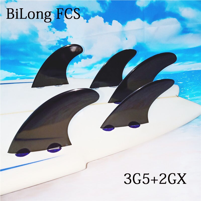 BiLong FCS Surfboard Fins Tri Quad Five fin a Set ... – Vicedeal