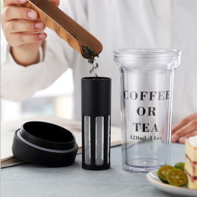 Portable Coffee Cup With Coffee Filter Tea Holder ... – Grandado