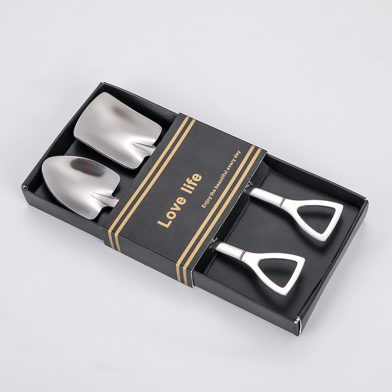 Retro Iron Shovel Stainless Steel Spoon Coffee Spo... – Grandado