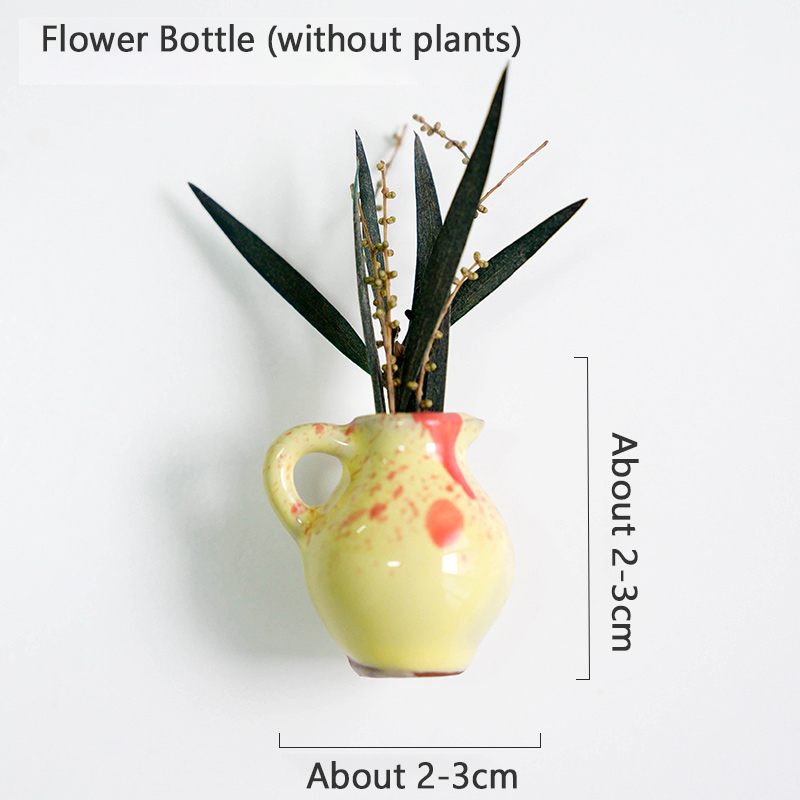 Mini Ceramics Vase Fridge Magnet DIY Porcelain Vas... – Grandado