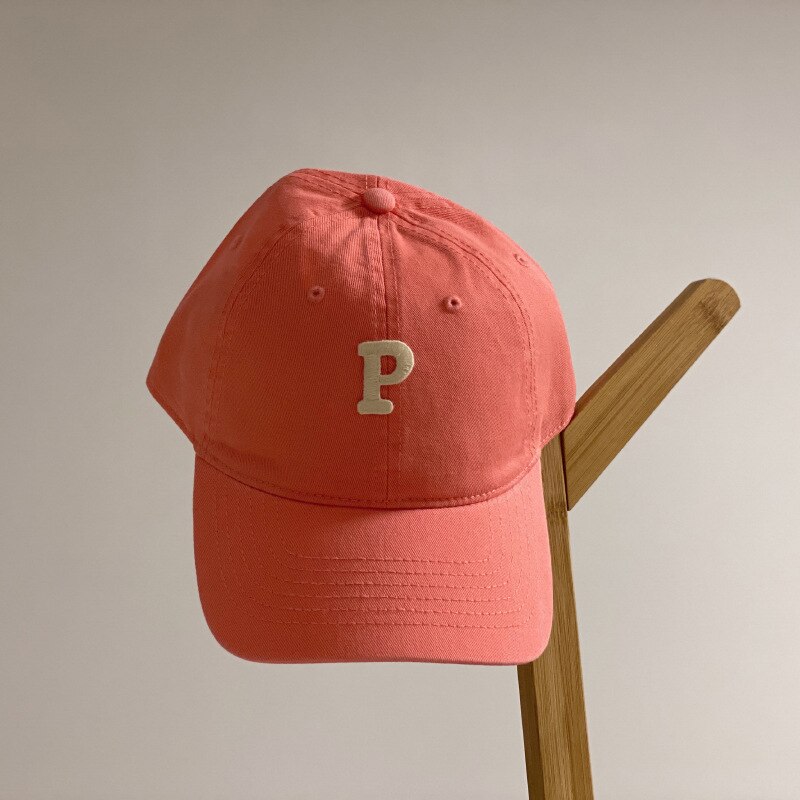 Large Letter P Baseball Cap Soft Top Cap Women Men... – Grandado