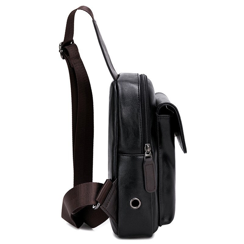 Vintage Mens Leather Chest Bags Travel Messenger S... – Grandado