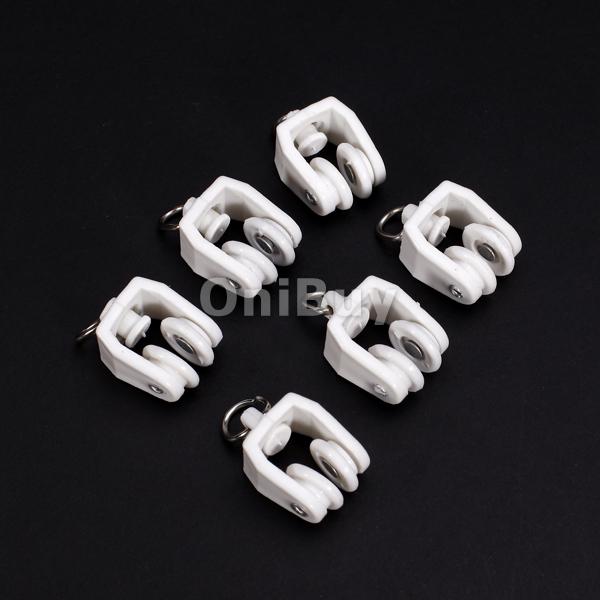 10pcs Plastic Curtain Track Runners Rail Runners w... – Grandado