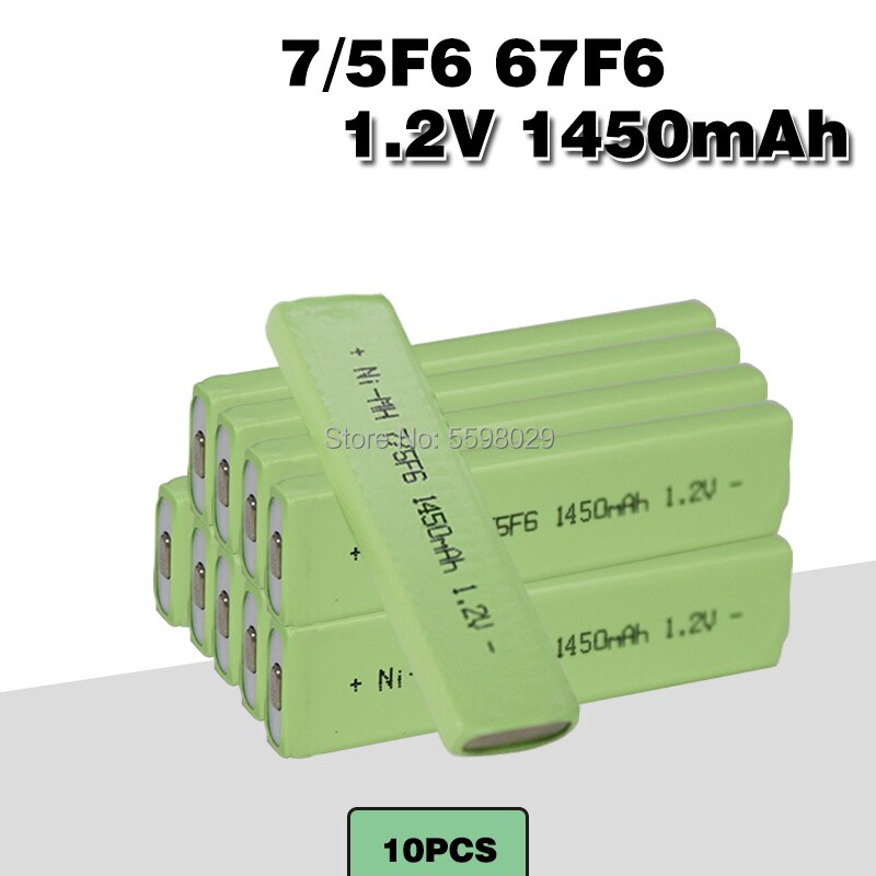 1.2V Ni-Mh rechargeable 7/5F6 battery 67F6 1450mAh... – Grandado