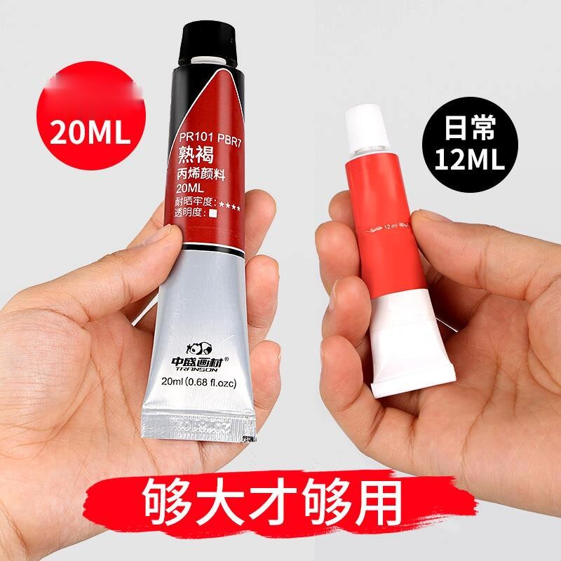 12/24 Colors/Set Acrylic Paint Color Set Acrylic P... – Vicedeal