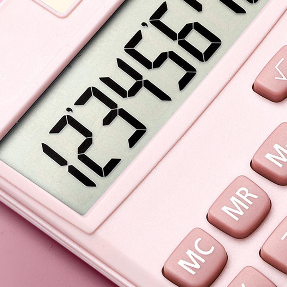 8-Digit Mini Calculator Solar Powered Large Displa... – Vicedeal