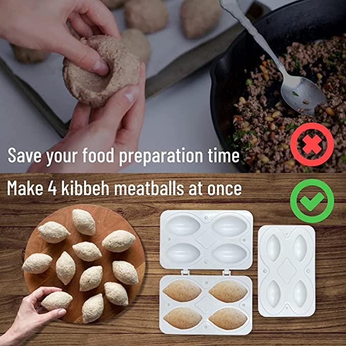 4 löcher 2022 Neue Manuelle Kibbeh äußern Frikadel... – Grandado