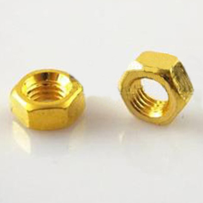 200Pcs Thread Hexagon Nuts Bright Zinc Plated Carb... – Grandado