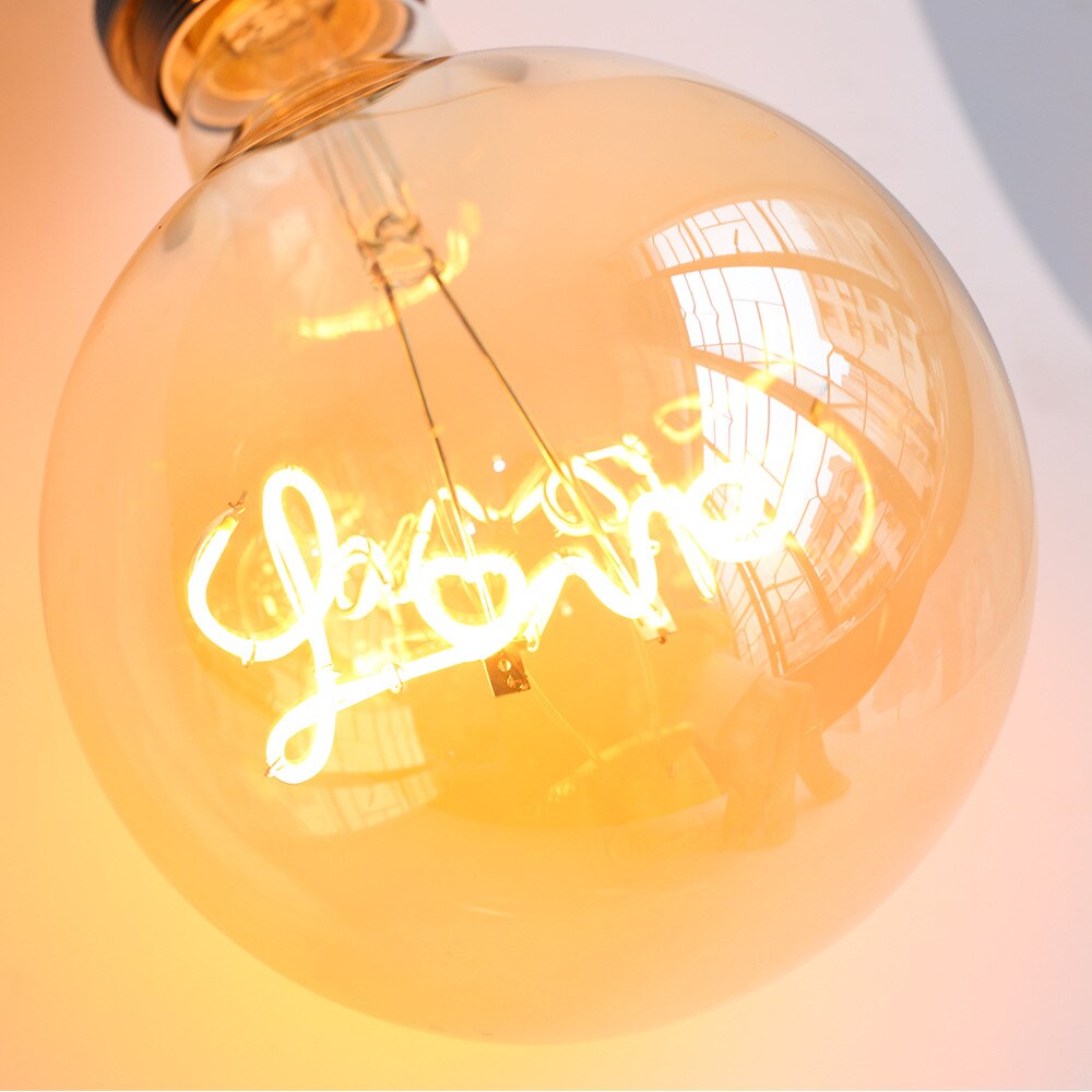 retro Glühlampen Edison-birne Kreativität LED LIEB... – Grandado
