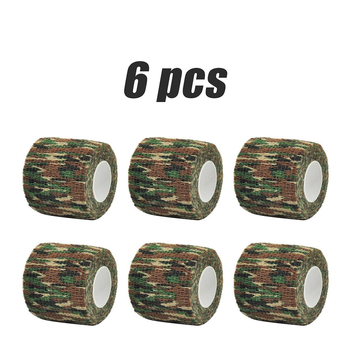 1/6/10Pcs Dense Forest Camouflage Elastic Wrap Tap... – Grandado
