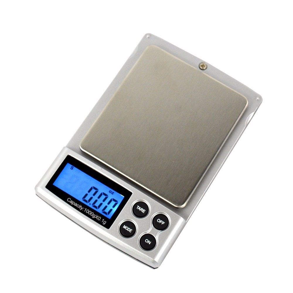 500g/1000g 0.1g Portable Digital Scale Stainless ... – Grandado
