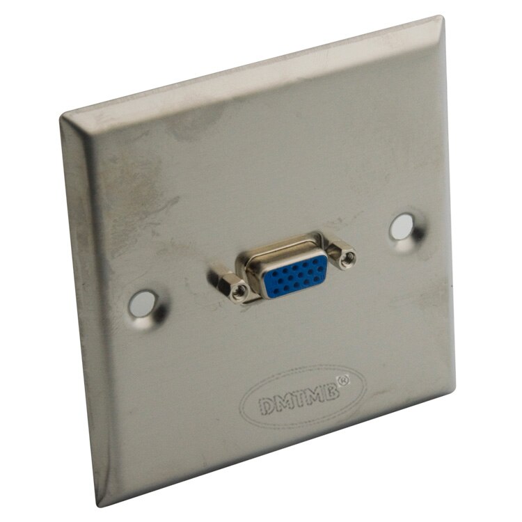 Rvs muur plaat met enkele poort VGA en ondersteuni... – Grandado