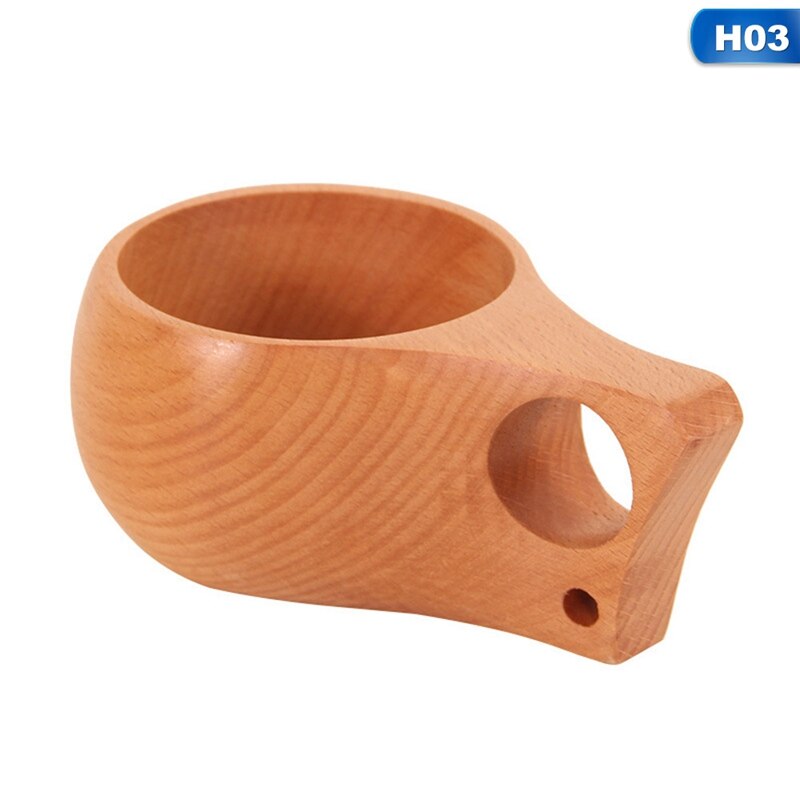 Handmade Beech Wood Cup Nordic Style Finnish Tradi... – Grandado