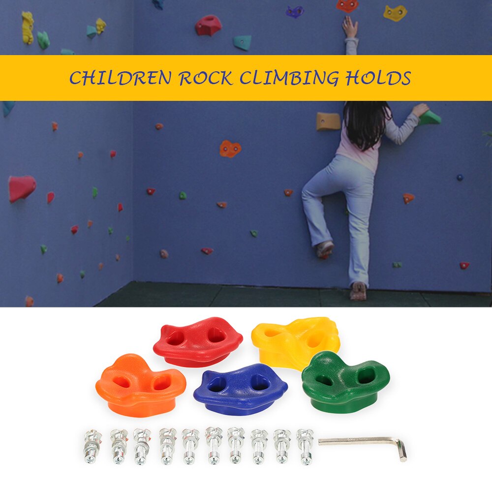 10PCS Rock Climbing Holds Wall Rock Climbing Stone... – Grandado