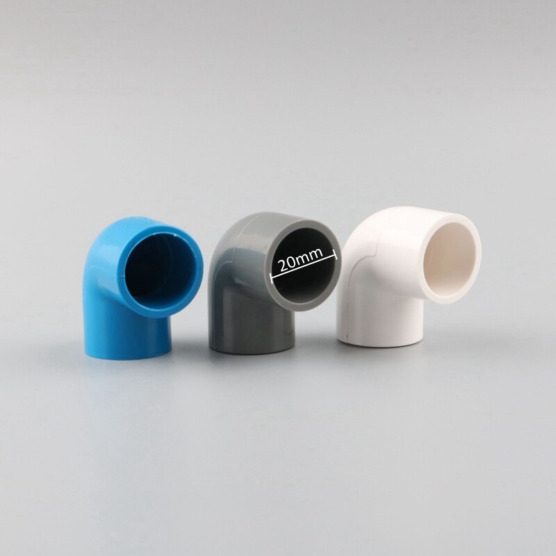 6 stks UP-CLOUD PVC 20mm Pijp 90 Graden Gelijk Ell... – Vicedeal
