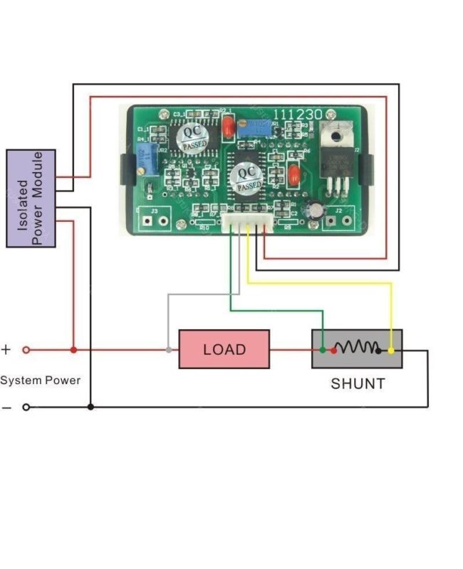 Dc 20V +/- 100A Digitale Voltmeter Amperemeter Vol... – Grandado