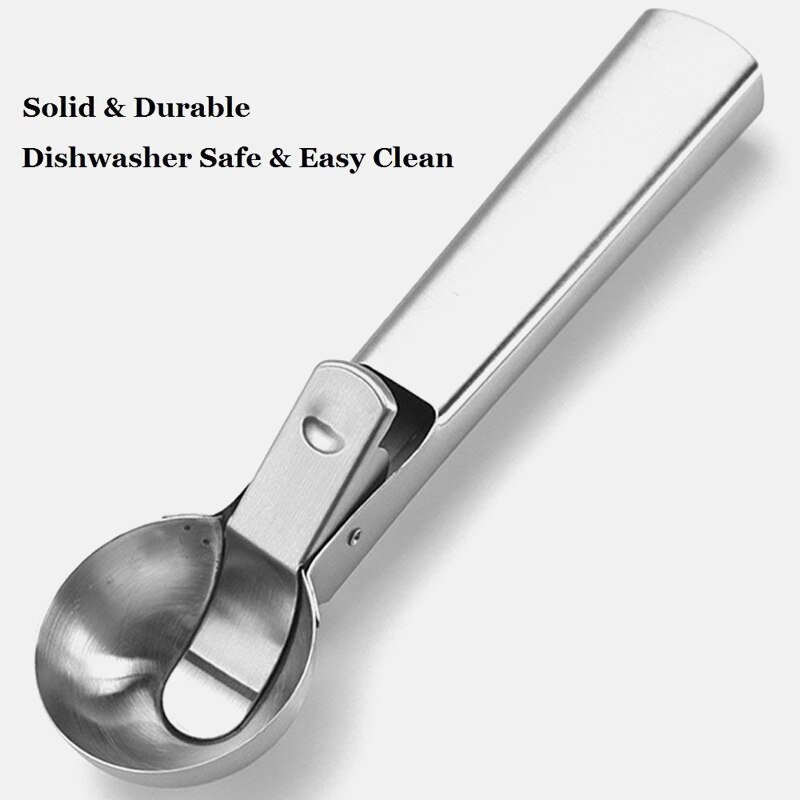 Kitchen Ice Cream Mash Potato Ball Scoop Stainless... – Grandado