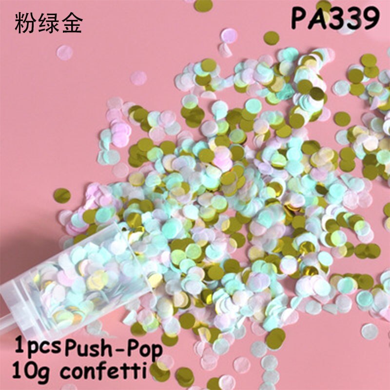 1 Set Push Poppers Flash Pailletten Confetti Weddi... – Grandado