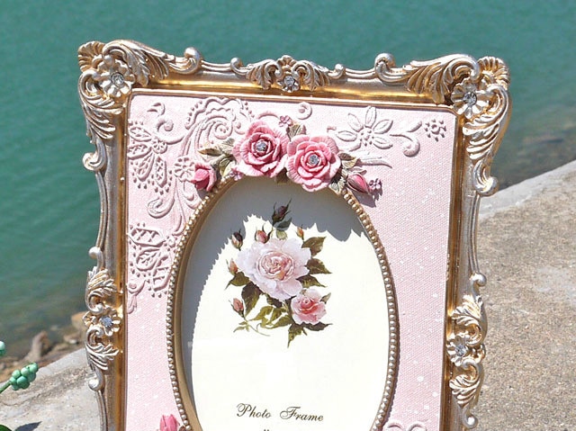 Klassische Blume Foto Rahmen Rosa 6x4 Bild Rahmen ... – Vicedeal