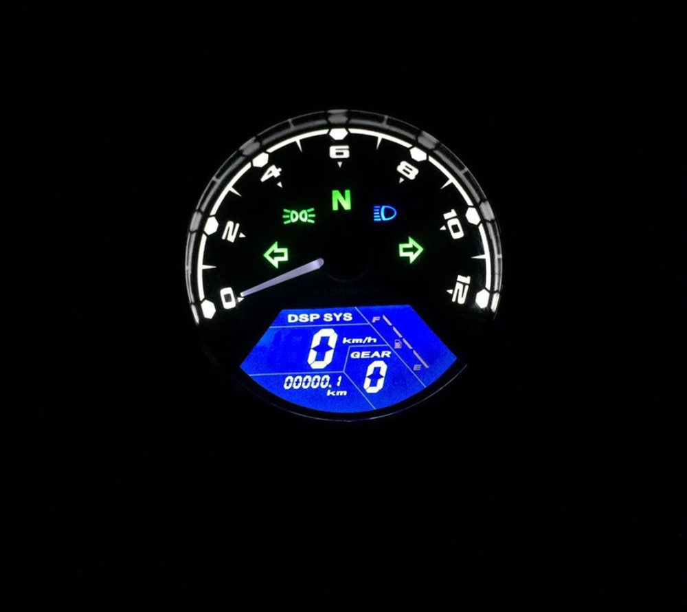 12000RPM kmh/mph Motorcycle Universal LCD Signal S... – Vicedeal